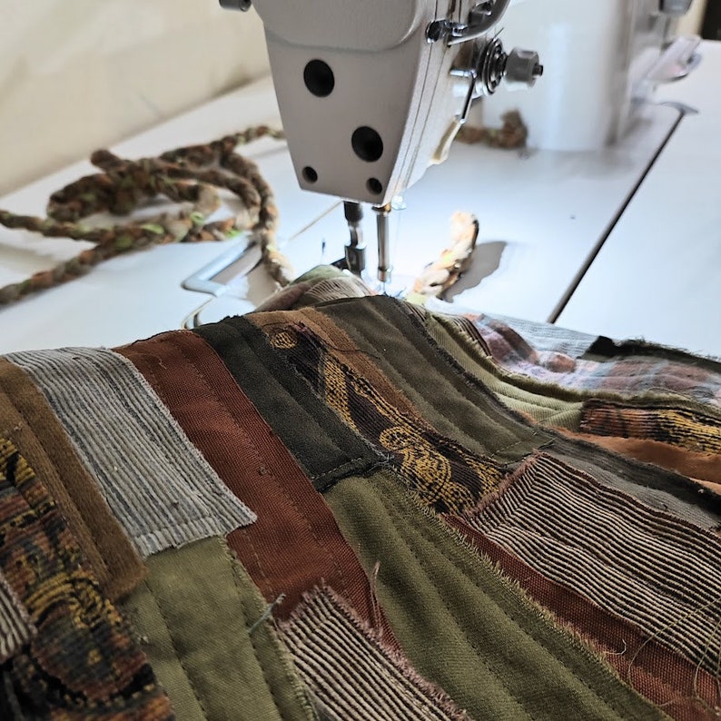 Strip Rag Bag Sewing Tutorial, PDF Tutorial, Instant Download - Etsy
