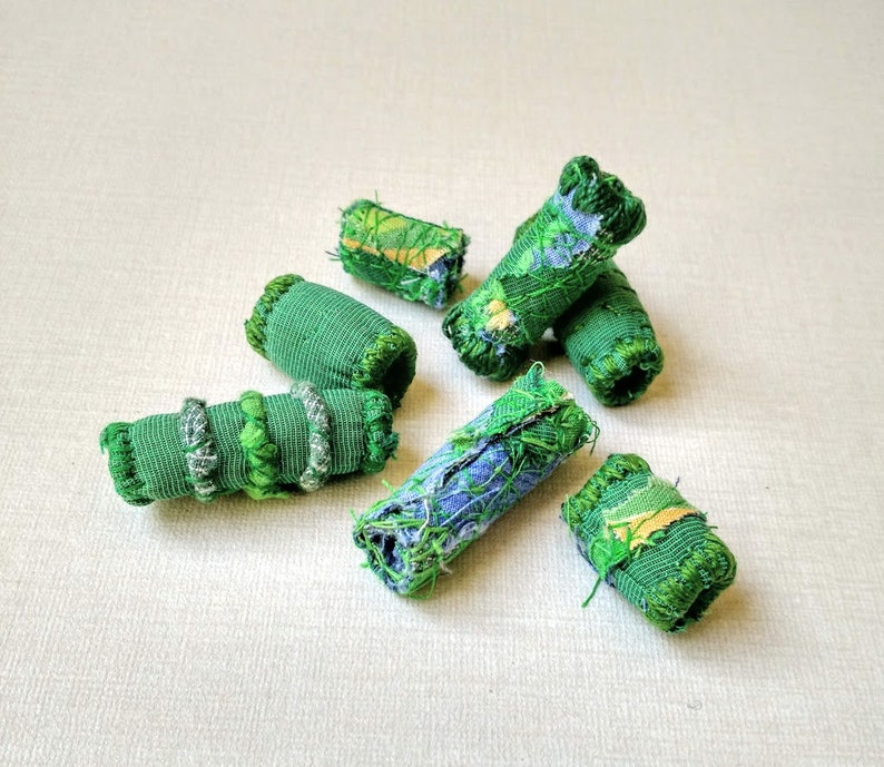 Fabric Bead Tutorial, PDF Tutorial, Priganart - 5 Versions - Etsy