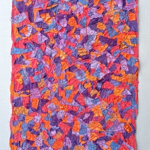 Mosaic Patchwork Fabric Art Quilting Tutorial, PDF Tutorial, Instant ...