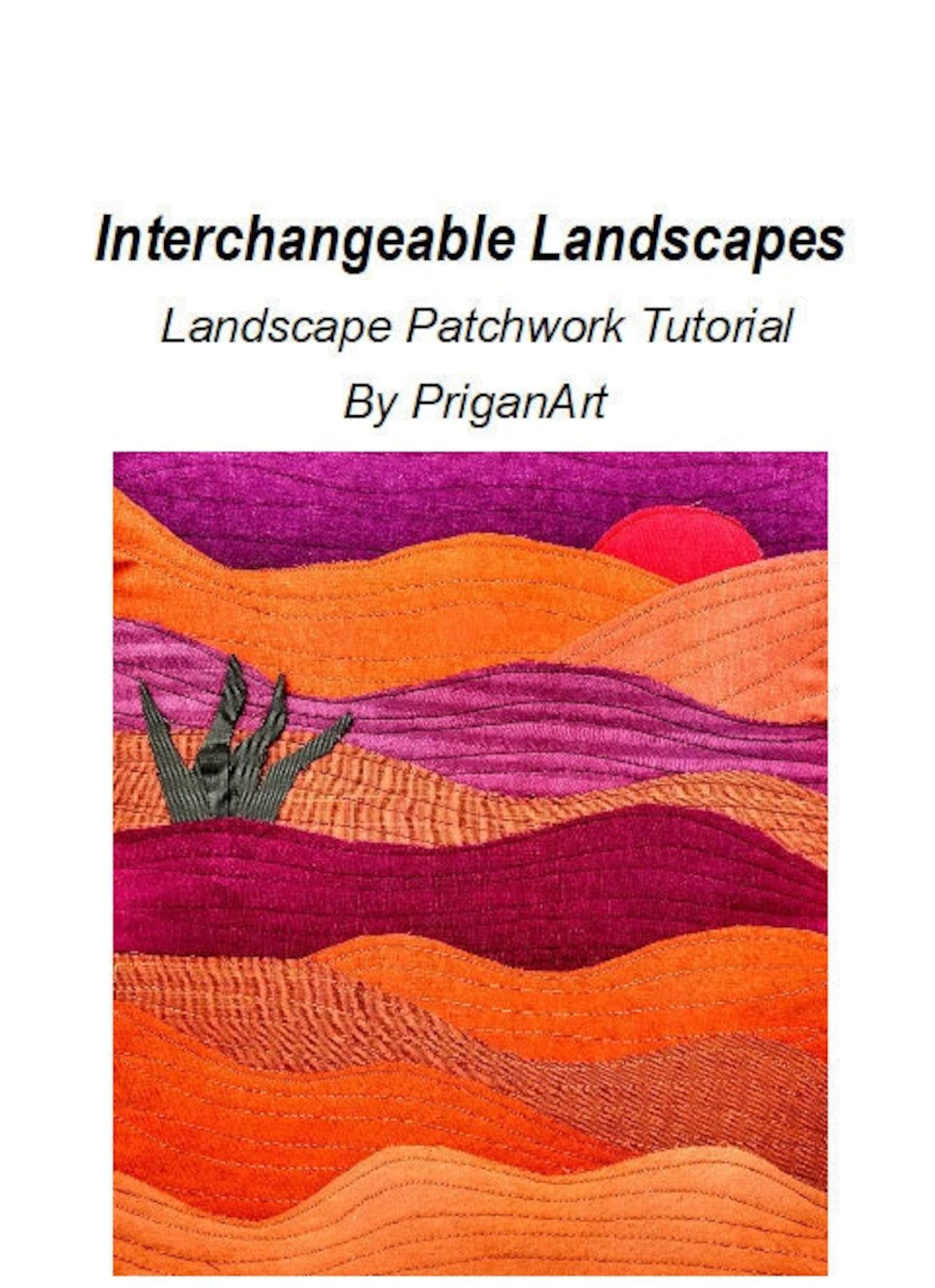 Interchangeable Landscapes Landscape Patchwork Tutorial PDF | Etsy