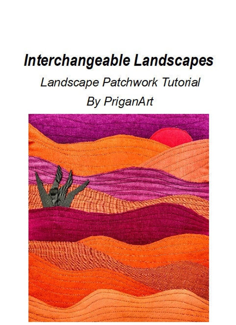 Interchangeable Landscapes Landscape Patchwork Tutorial PDF - Etsy