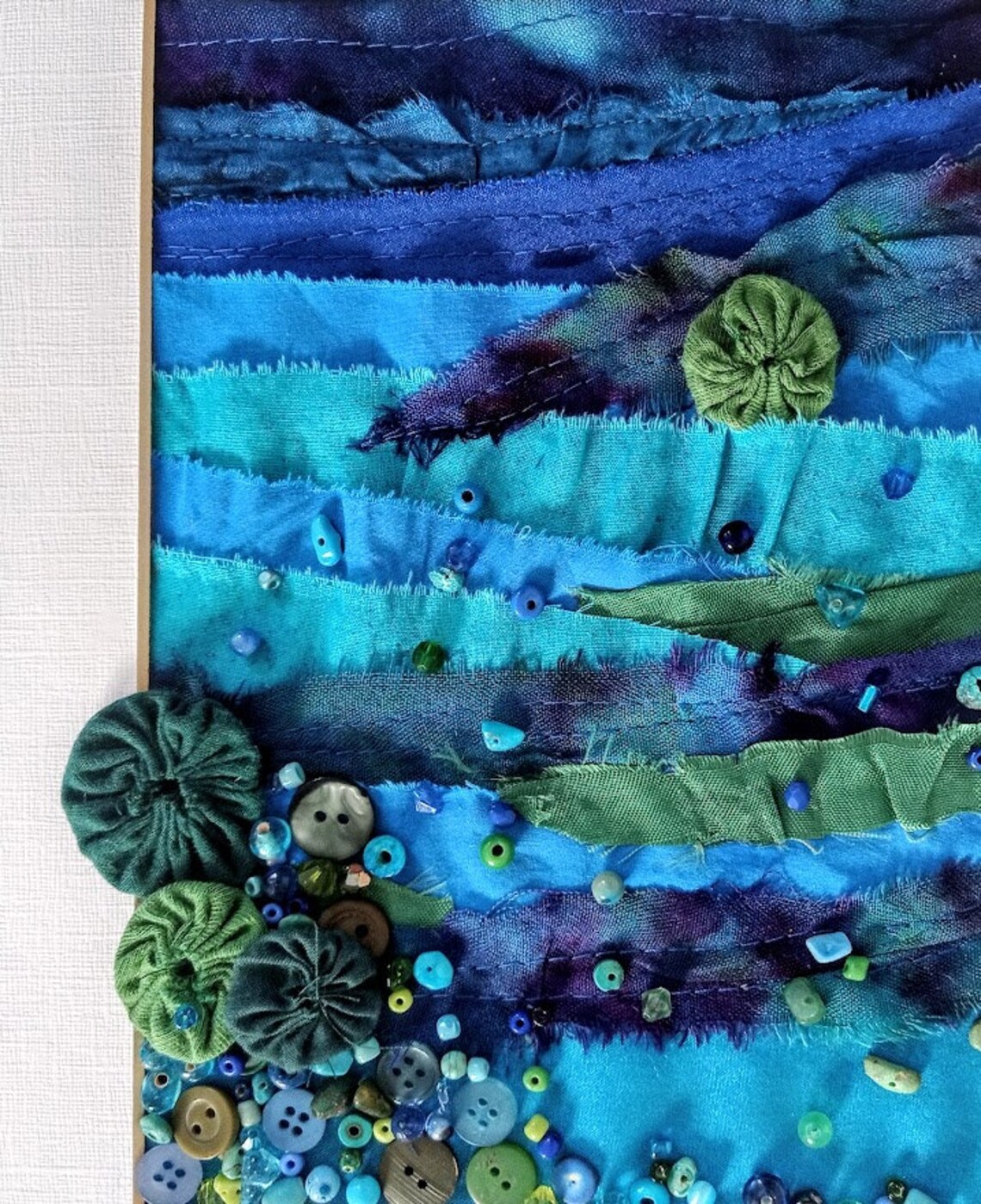 Painting Fabric Landscapes Landscape Patchwork Tutorial PDF | Etsy