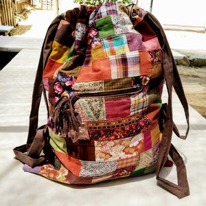 Fabric Drawstring Backpack Sewing Tutorial PDF Tutorial - Etsy Israel