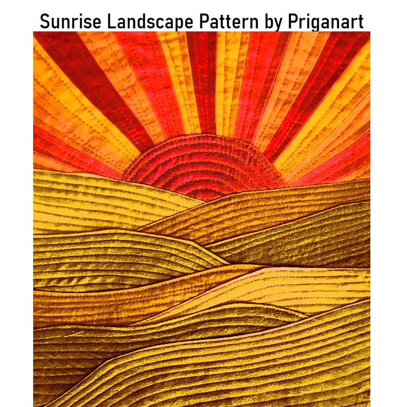 Sunset Quilt Pattern - Etsy