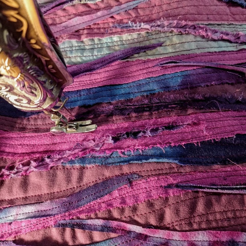 Textural Technique Landscape Patchwork Tutorial PDF - Etsy