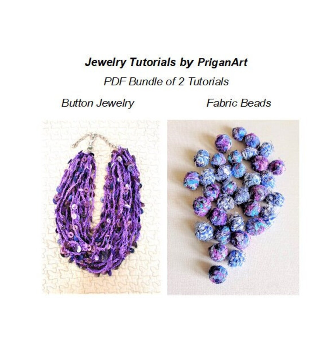 PDF Bundle of 2 Bead and Button Tutorials PDF Tutorials | Etsy