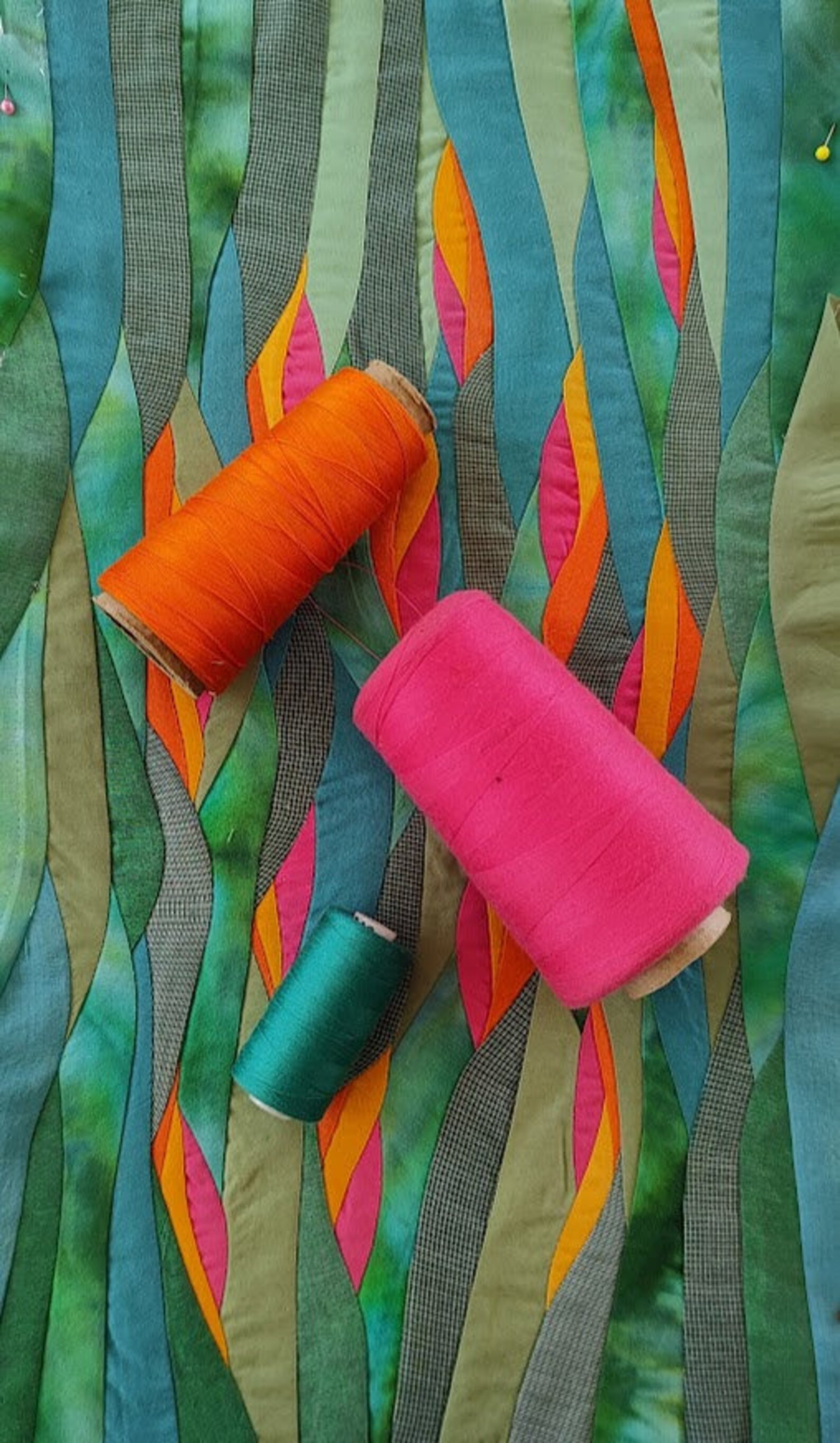 A Wave Floral Garden, Patchwork Tutorial, PDF Tutorial, Instant ...