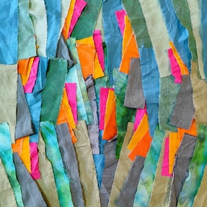 A Wave Floral Garden, Patchwork Tutorial, PDF Tutorial, Instant ...