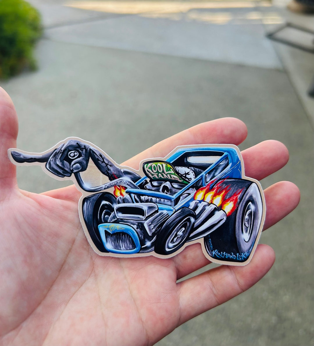 Kool Hand Hot Rod Sticker - Etsy