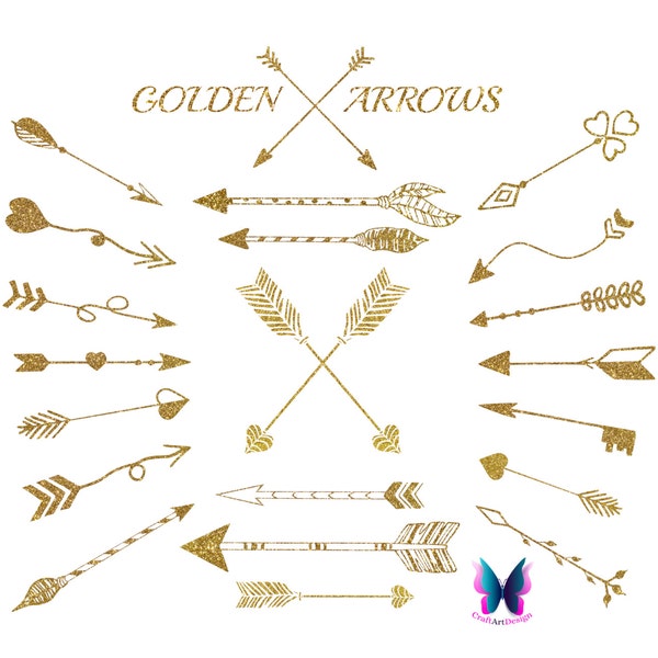Glitter Arrows - Etsy