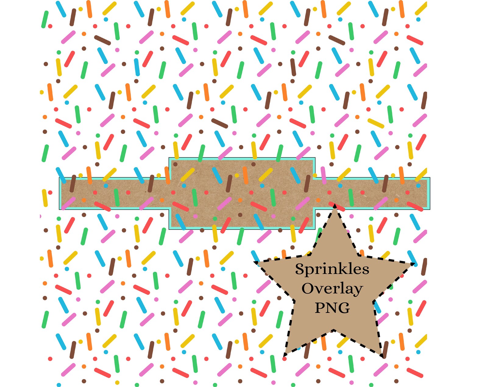 Digital Paper Pack Donut Sprinkles . Instant Download. | Etsy