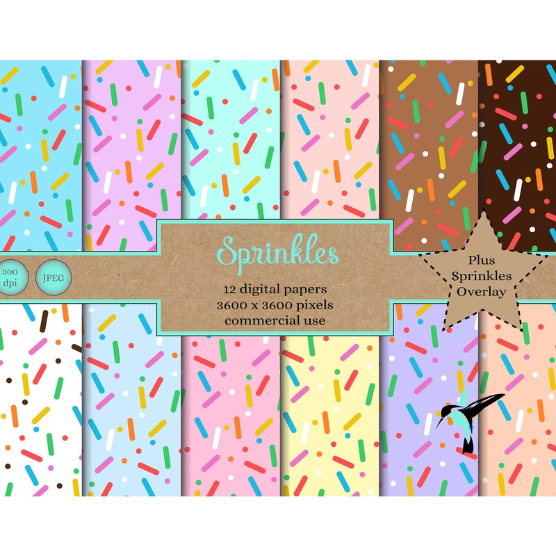 Sprinkle Paper - Etsy
