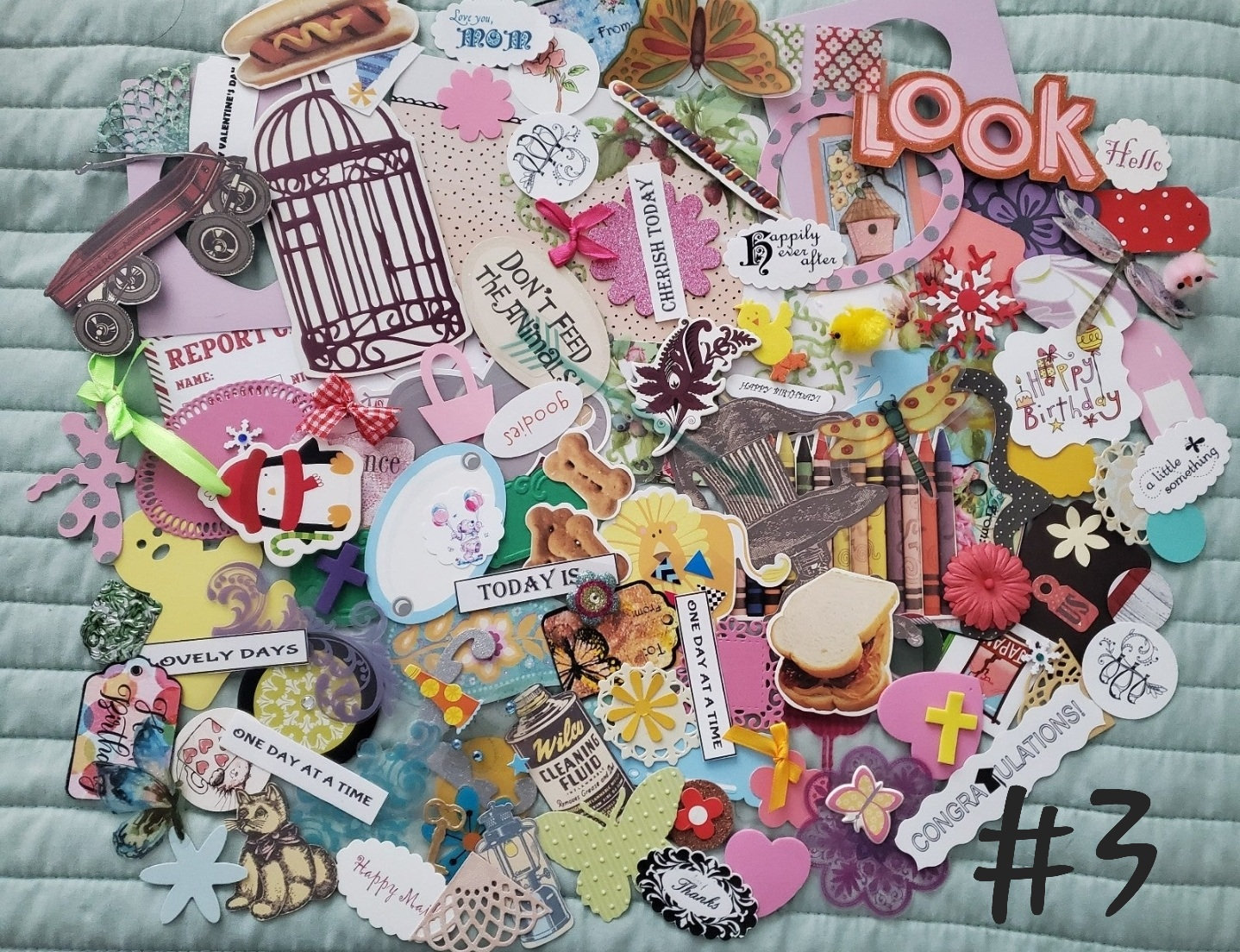 Papercraft Grab Bag Bits and Pieces - Etsy
