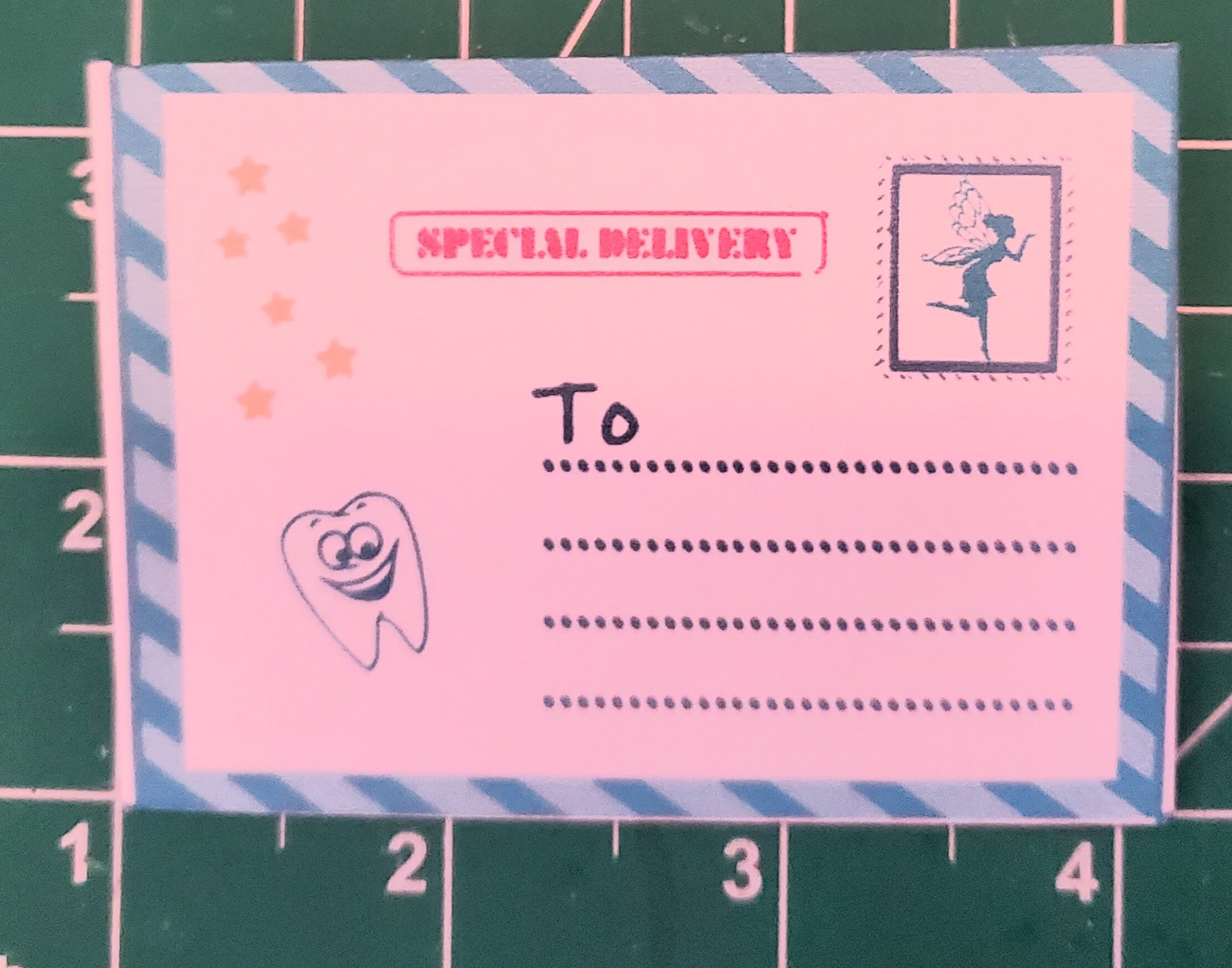 Tooth Fairy Instant Downloadable Printable Mini Note With Envelope & 3 ...