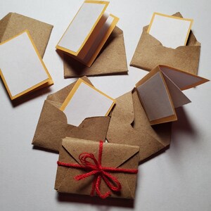 Notecards and Envelopes / Tiny Envelope With Blank Mini Notecard Insert ...