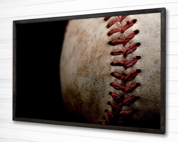 Baseball Wall Decor Abstract Baseball Wall Art Baseball | Etsy