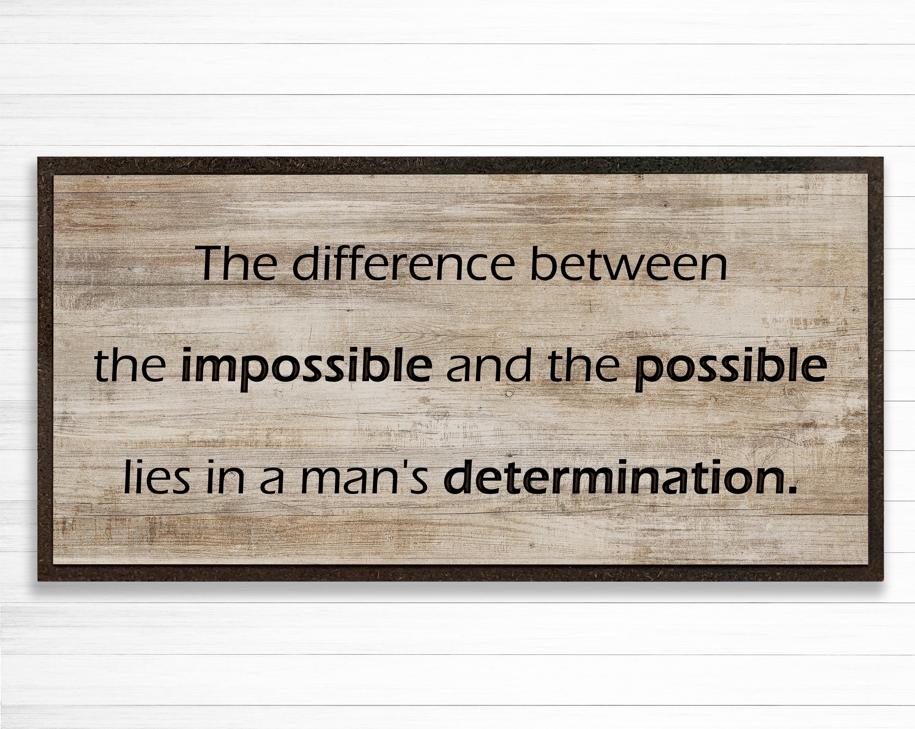 Inspiration Motivational Quote Sign Picture Carved - Etsy