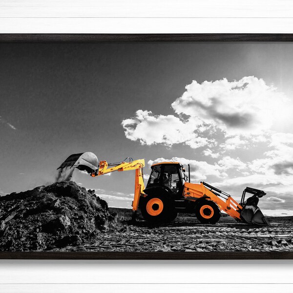 Caterpillar Equipment Wall Art - Etsy
