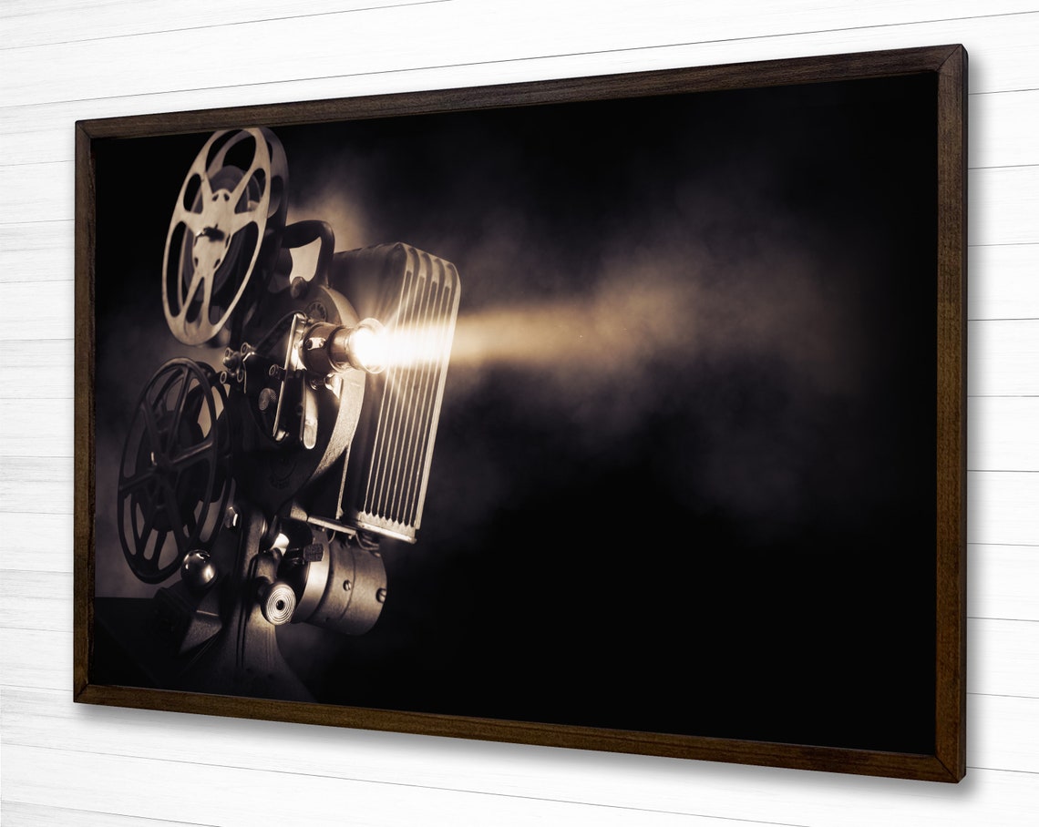 Movie Cinema Wall Decor Projector With Reels Film Strip | Etsy