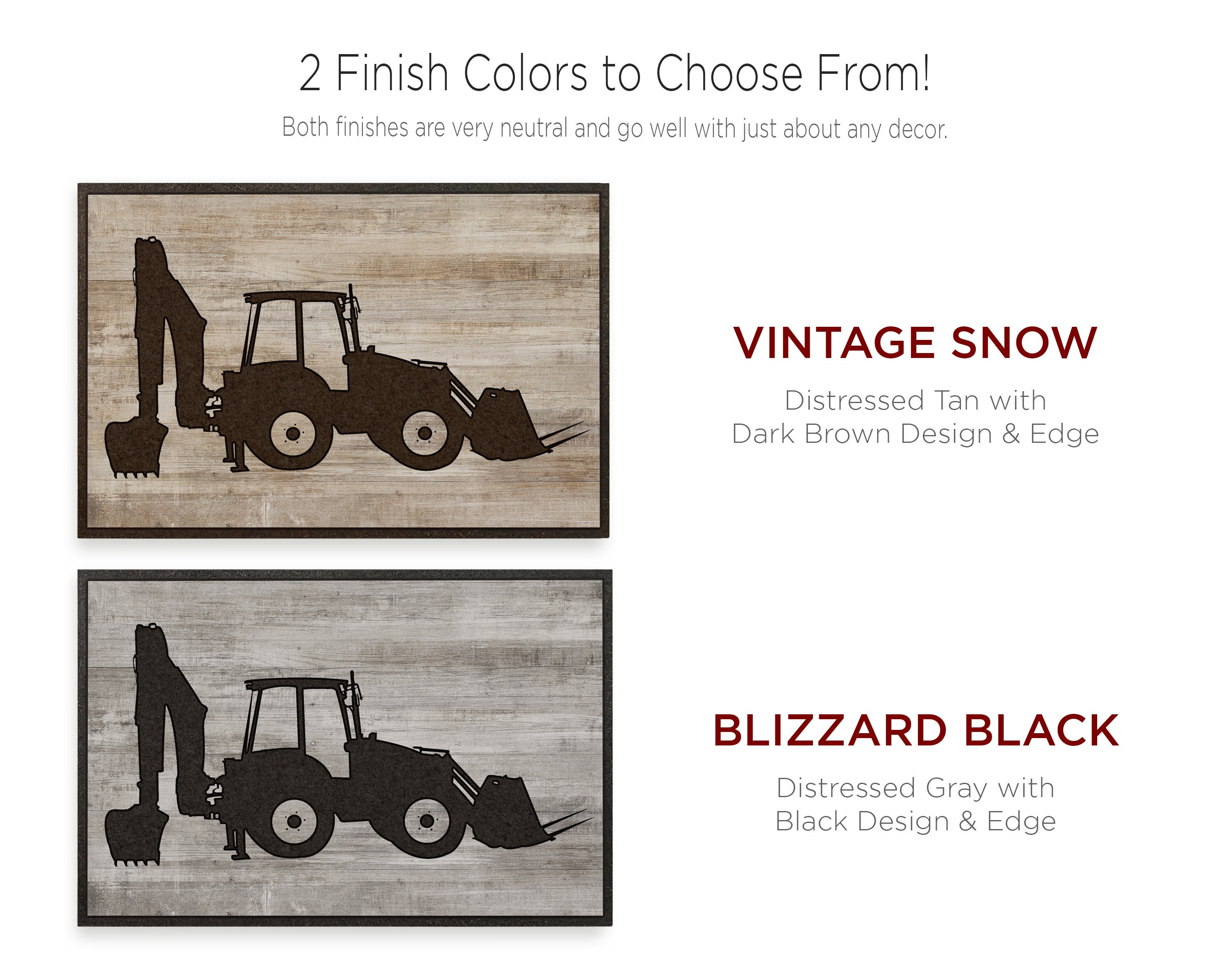 Carved Backhoe Art Construction Wall Décor Baby Shower - Etsy
