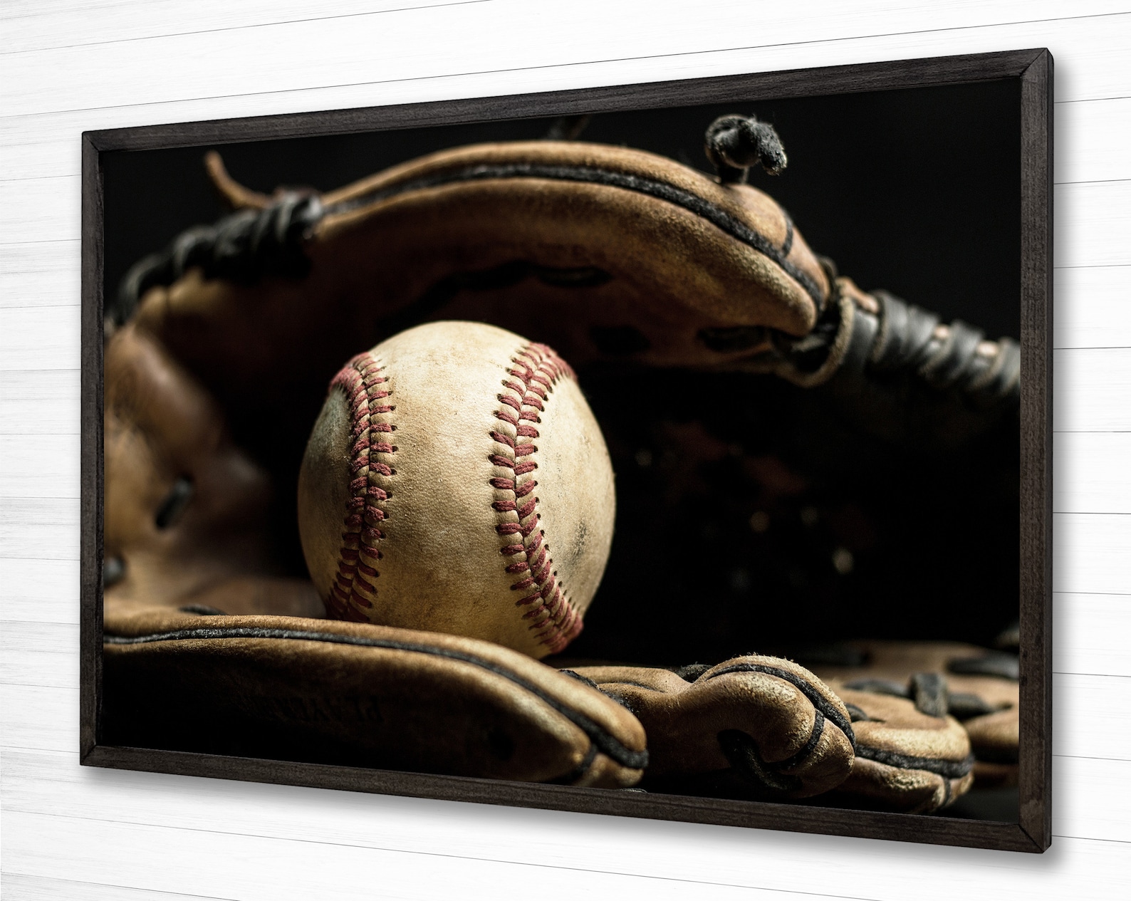 Vintage Baseball Wall Decor Abstract Baseball Wall Art - Etsy