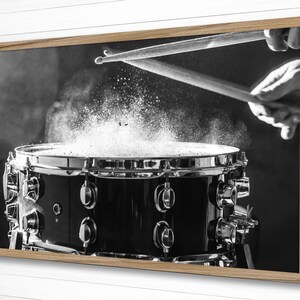 Drum Wall Art | Music Studio Wall Decor | Musician Drummer Gift ...