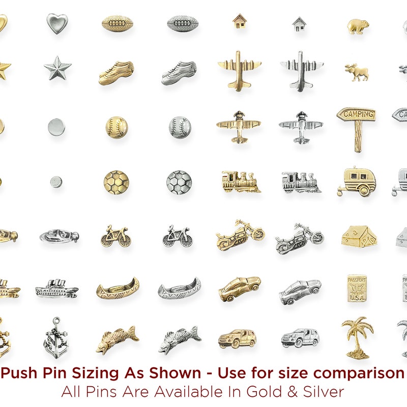 Decorative Push Pins - Etsy