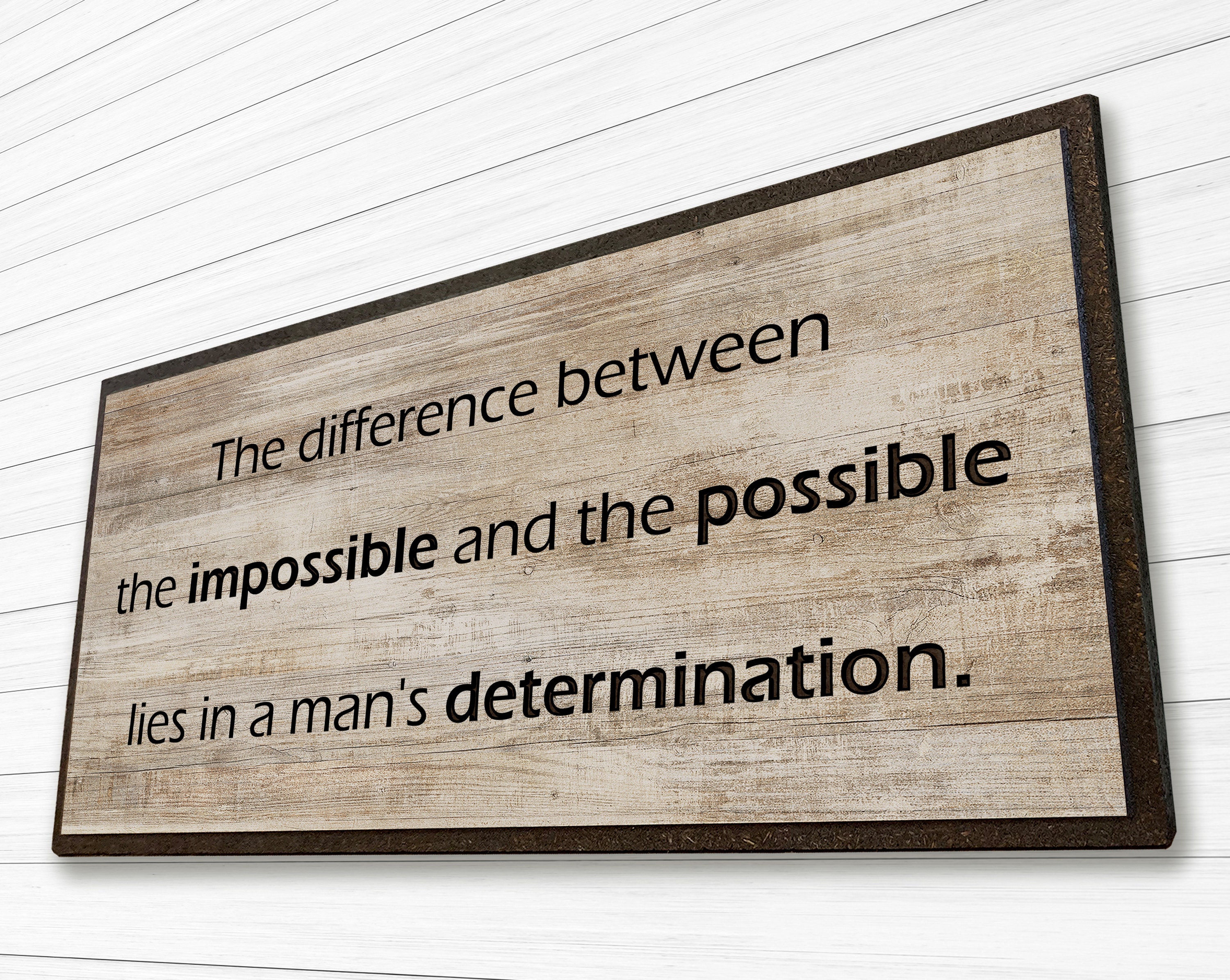 Inspiration Motivational Quote Sign Picture Carved - Etsy