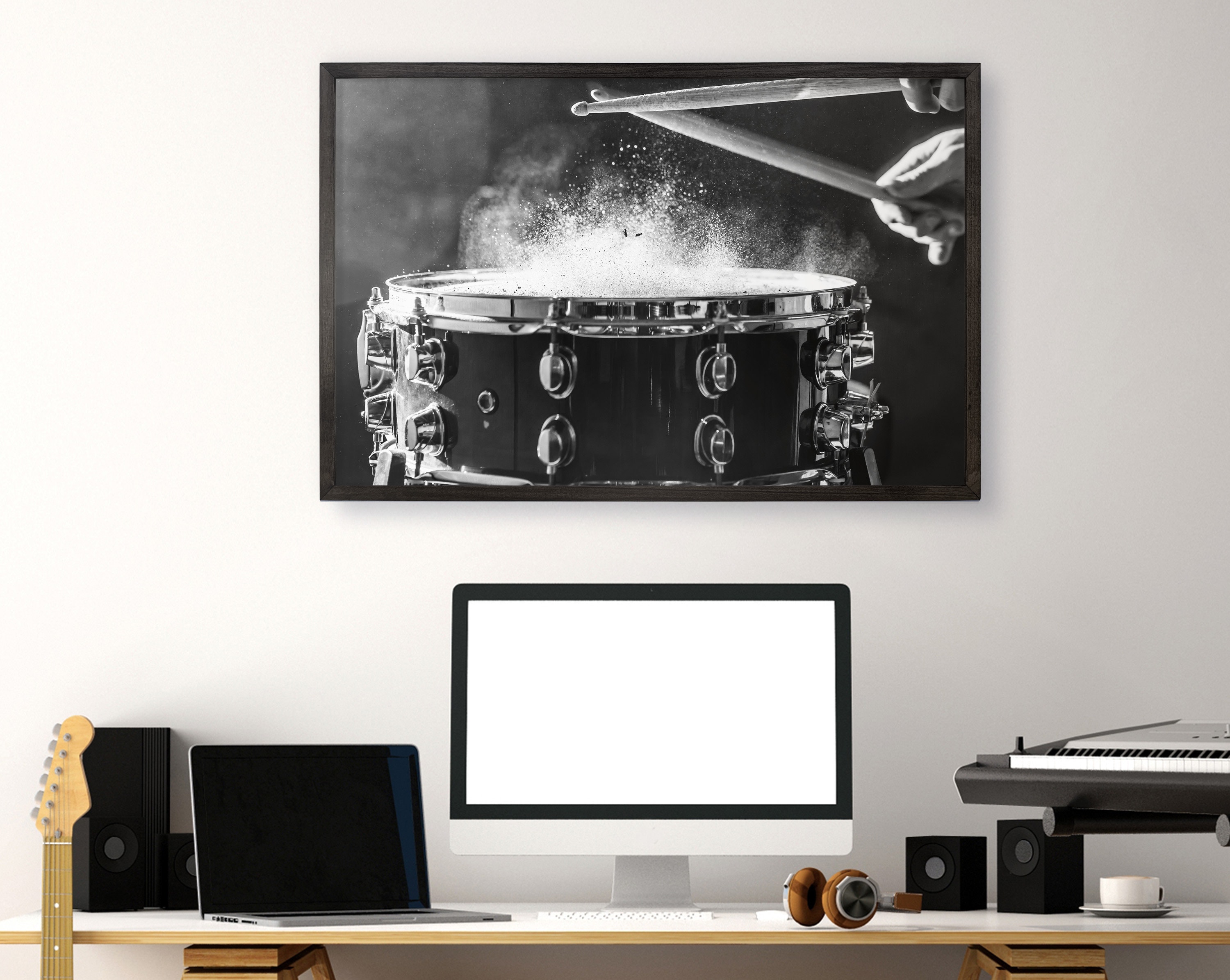 Drum Wall Art Music Studio Wall Decor Musician Drummer | Etsy