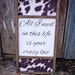 Custom Cowhide Welcome Sign Cow Print Sign Your Text - Etsy