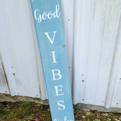 Oh Hello Vertical Welcome Sign Entryway Sign Front Porch - Etsy