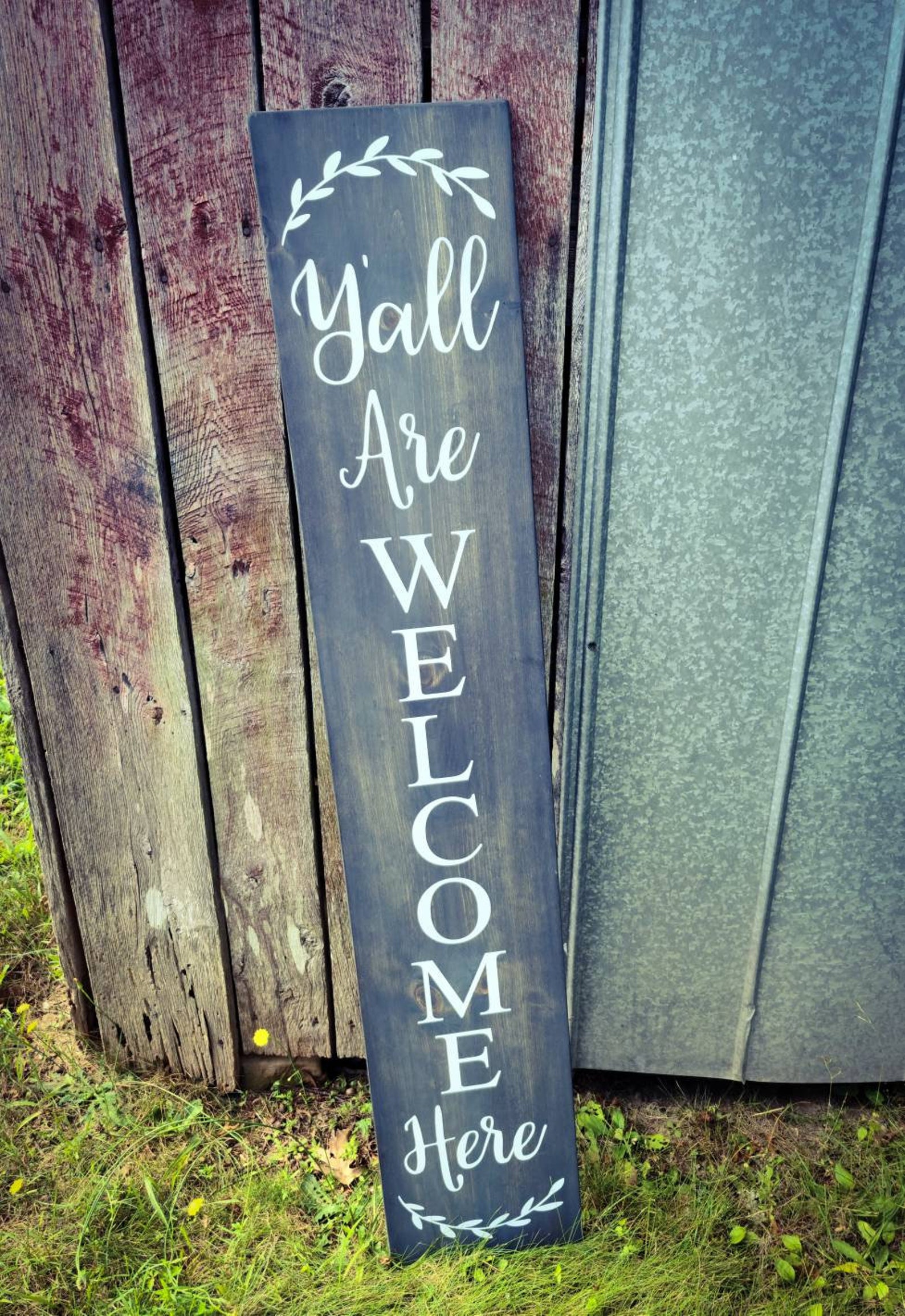 Farmhouse Welcome Sign Wooden Rustic Decor Door Porch - Etsy