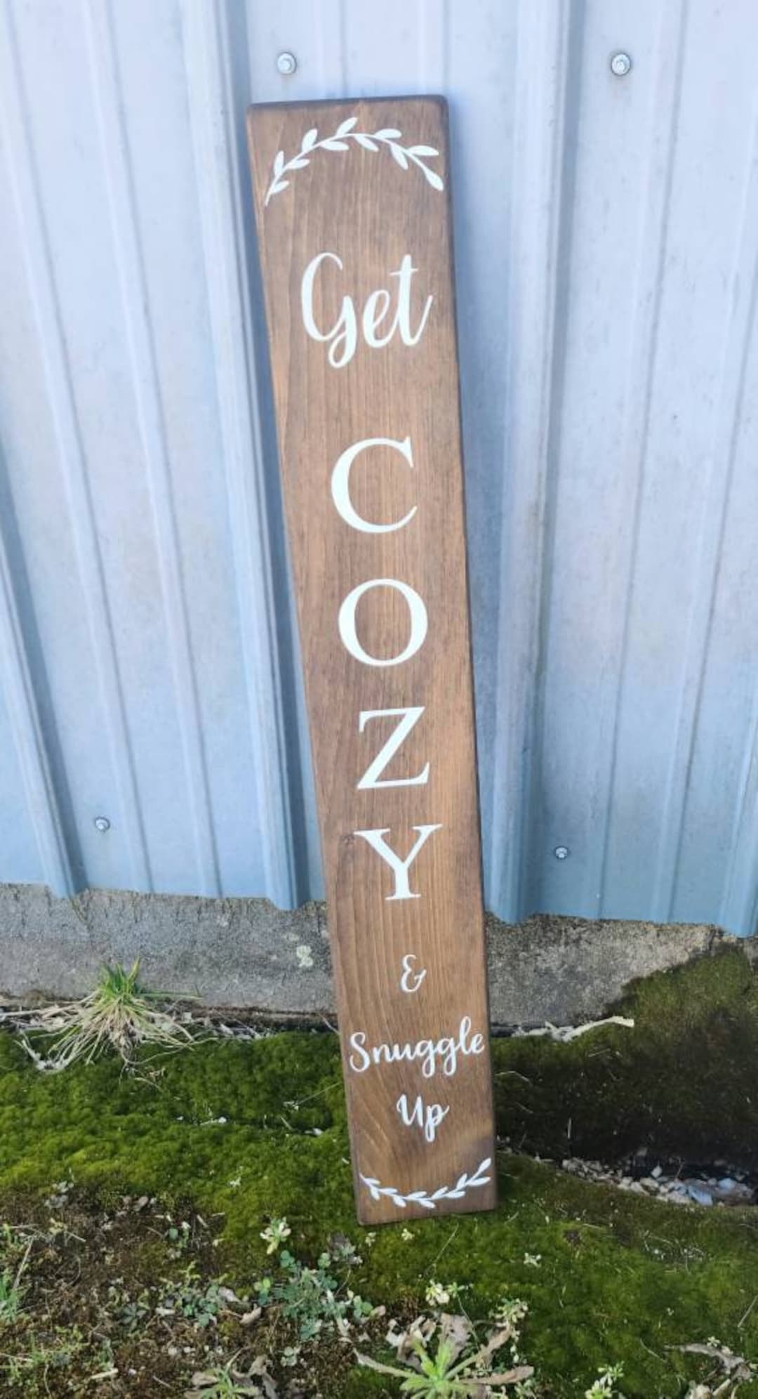 Farmhouse Get Cozy Sign 2/3/4/5 Feet Lengths Wooden Rustic - Etsy