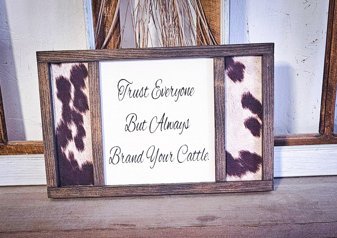Custom Cowhide Welcome Sign - Cow Print Sign - Country Western Sign ...