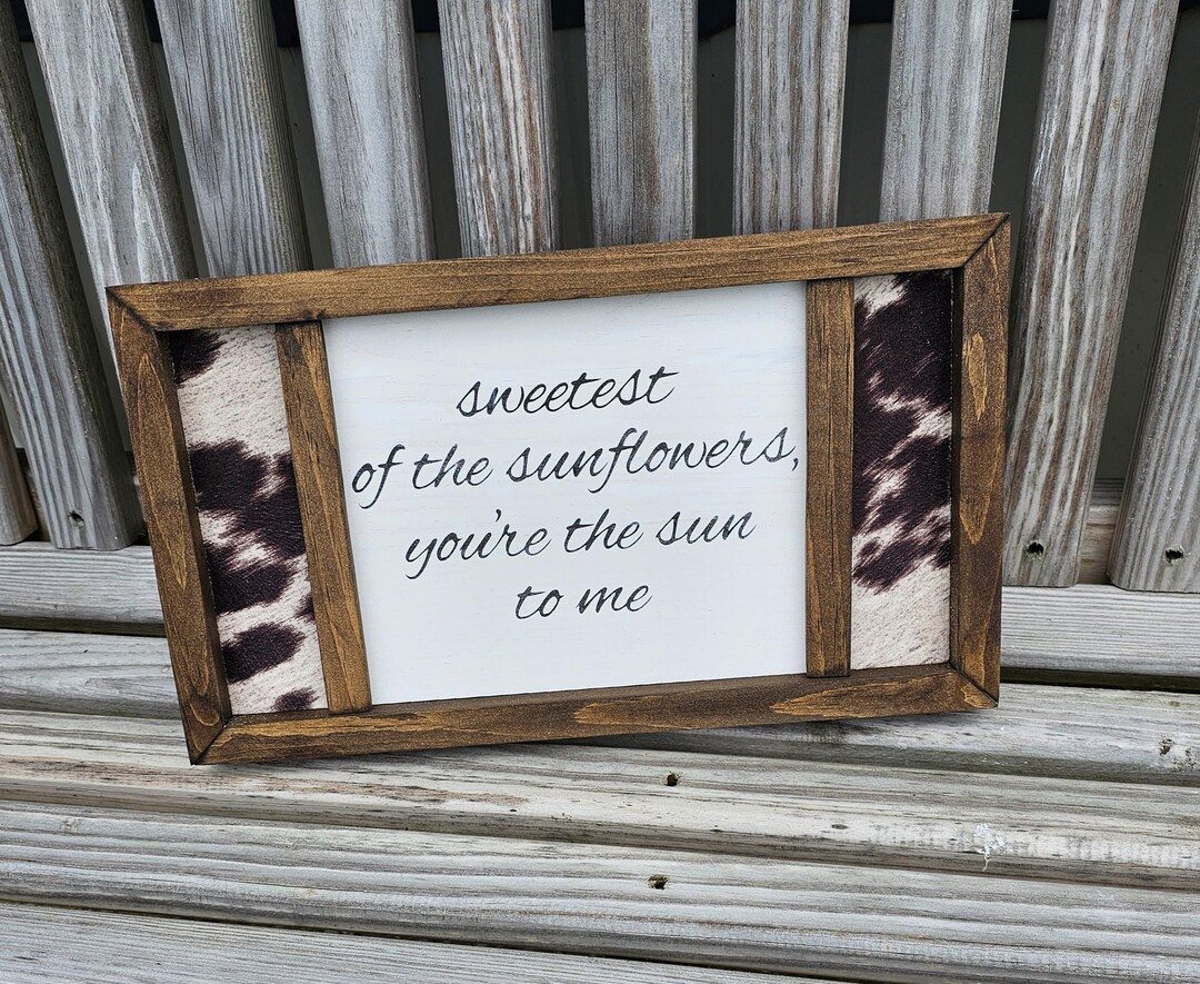 Custom Cowhide Welcome Sign Cow Print Sign Your Text Added, Country ...