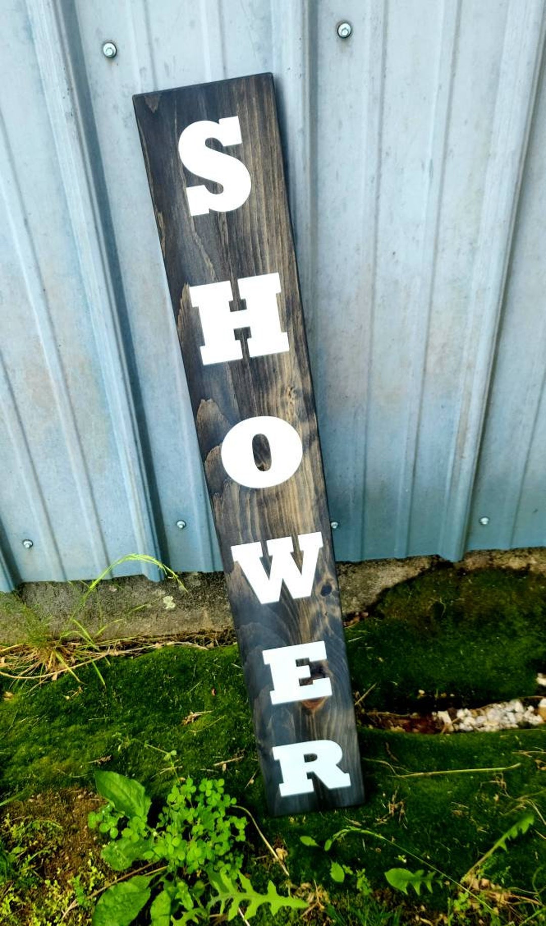 Shower Sign - Bathroom Decor, Bathroom Shower Sign - Choose Your Size ...