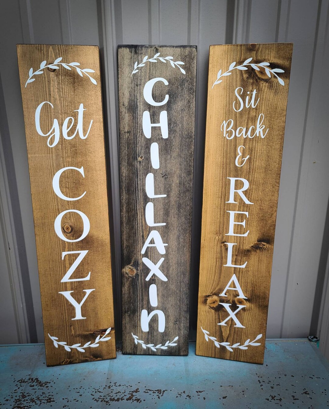 Farmhouse Welcome Sign, State Sign - Choose Your Size Color Wooden ...