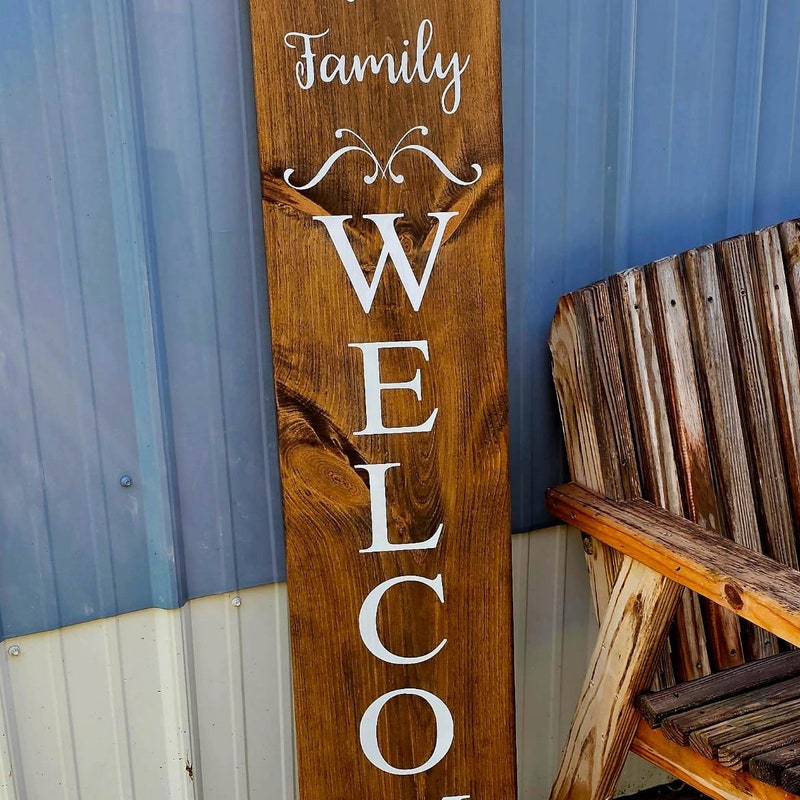 Vertical Sign - Etsy