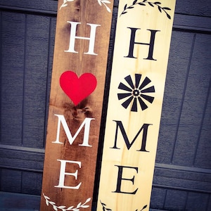 Farmhouse Welcome Sign - Wooden Rustic Decor, Front Door Porch Entryway ...