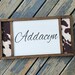 Custom Cowhide Nursery Sign Cow Print Sign Your Text Added, Country ...