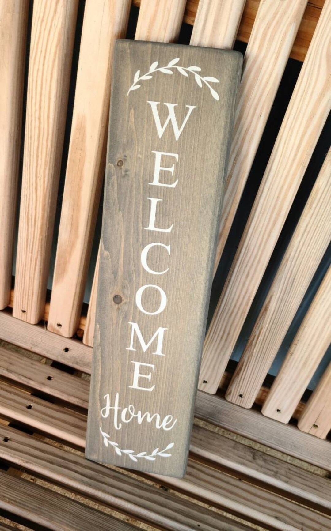 Farmhouse Welcome Home Sign Asst Lengths - Wooden Rustic Decor, Porch ...