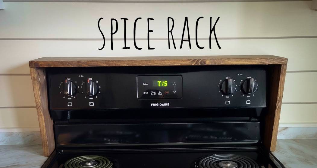 Spice Rack Over the Stove Shelf Rack Space Saving Storage - Etsy