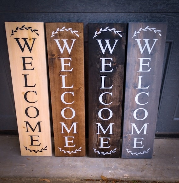 Rustic Style Welcome Signs