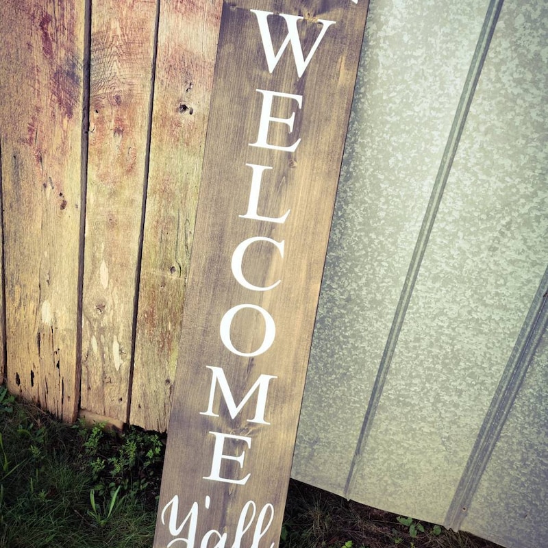 Welcome Ya'll Sign - Etsy