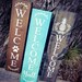 Farmhouse Welcome Sign Wooden Rustic Decor Front Door Porch - Etsy