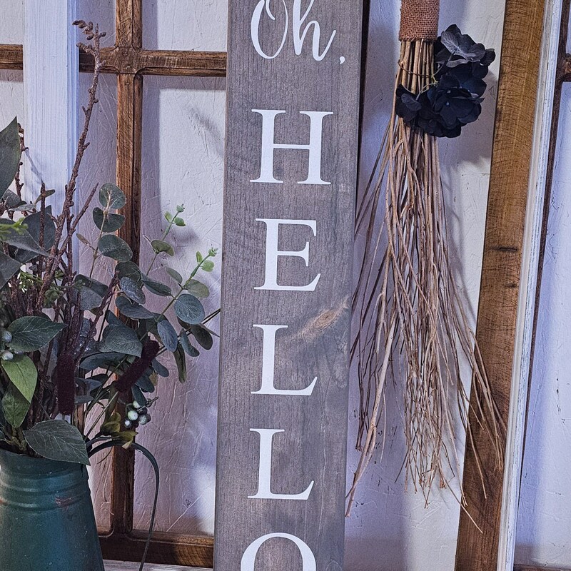 Oh Hello Sign - Etsy