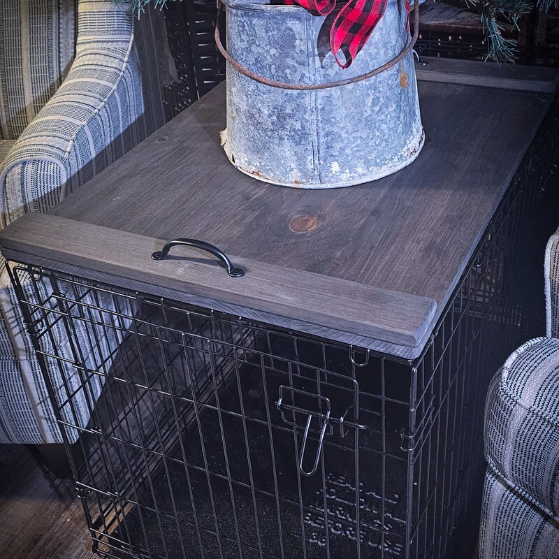 Farmhouse Dog Crate Top - Etsy