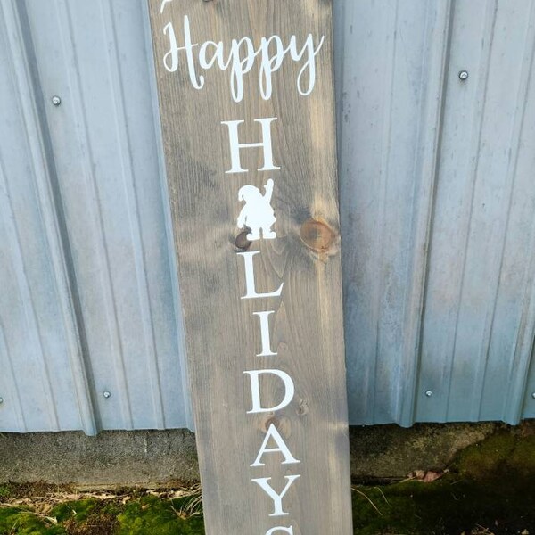 Rustic Holiday Sign - Etsy