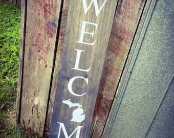 Farmhouse Welcome Sign Wooden Rustic Decor Front Door Porch - Etsy