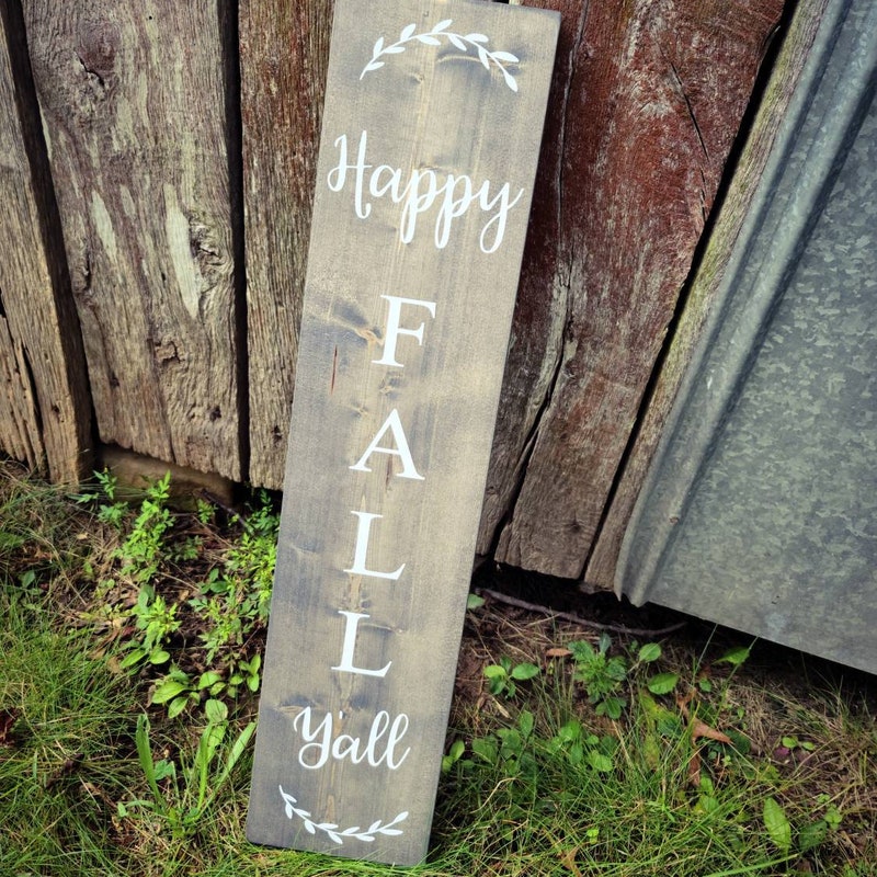 Happy Fall Sign - Etsy